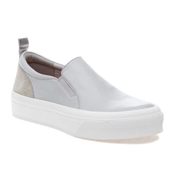 J/SLIDES | Shoes | Nwt Jslides Gia Light Grey Leather | Poshmark